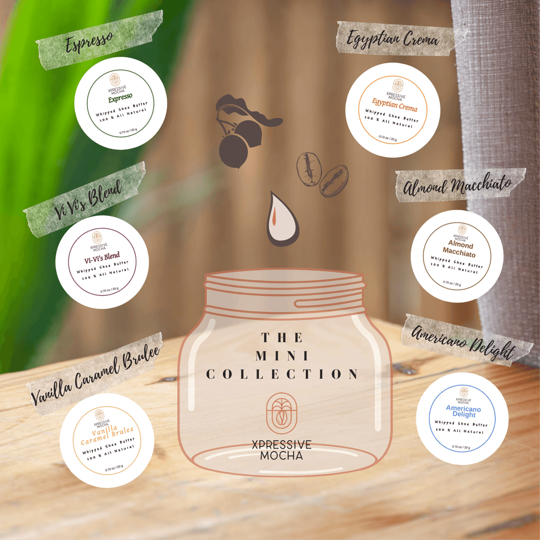 Mini Mocha Shot Collection Xpressive Mocha Body Butter Café